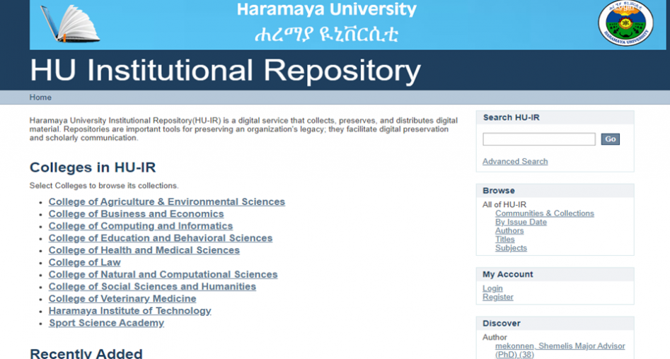 Library & Information System – Haramaya University