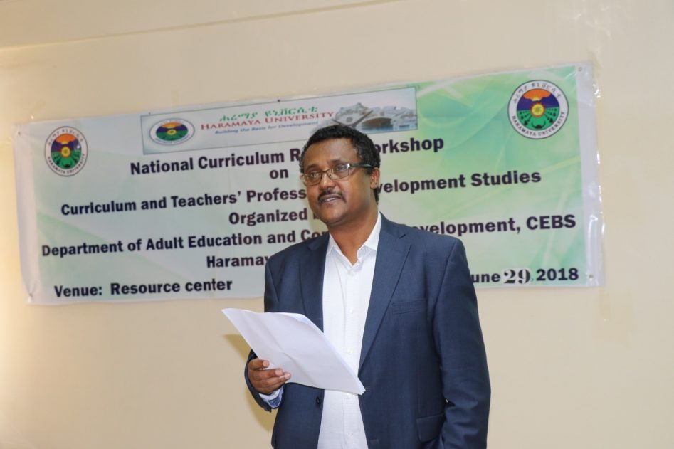Department Conducted National External Curriculum Review Workshop ...