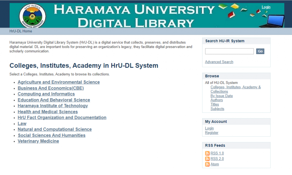 Library & Information System – Haramaya University